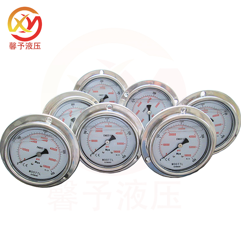 高压压力表300Mpa耐震不锈钢压力表